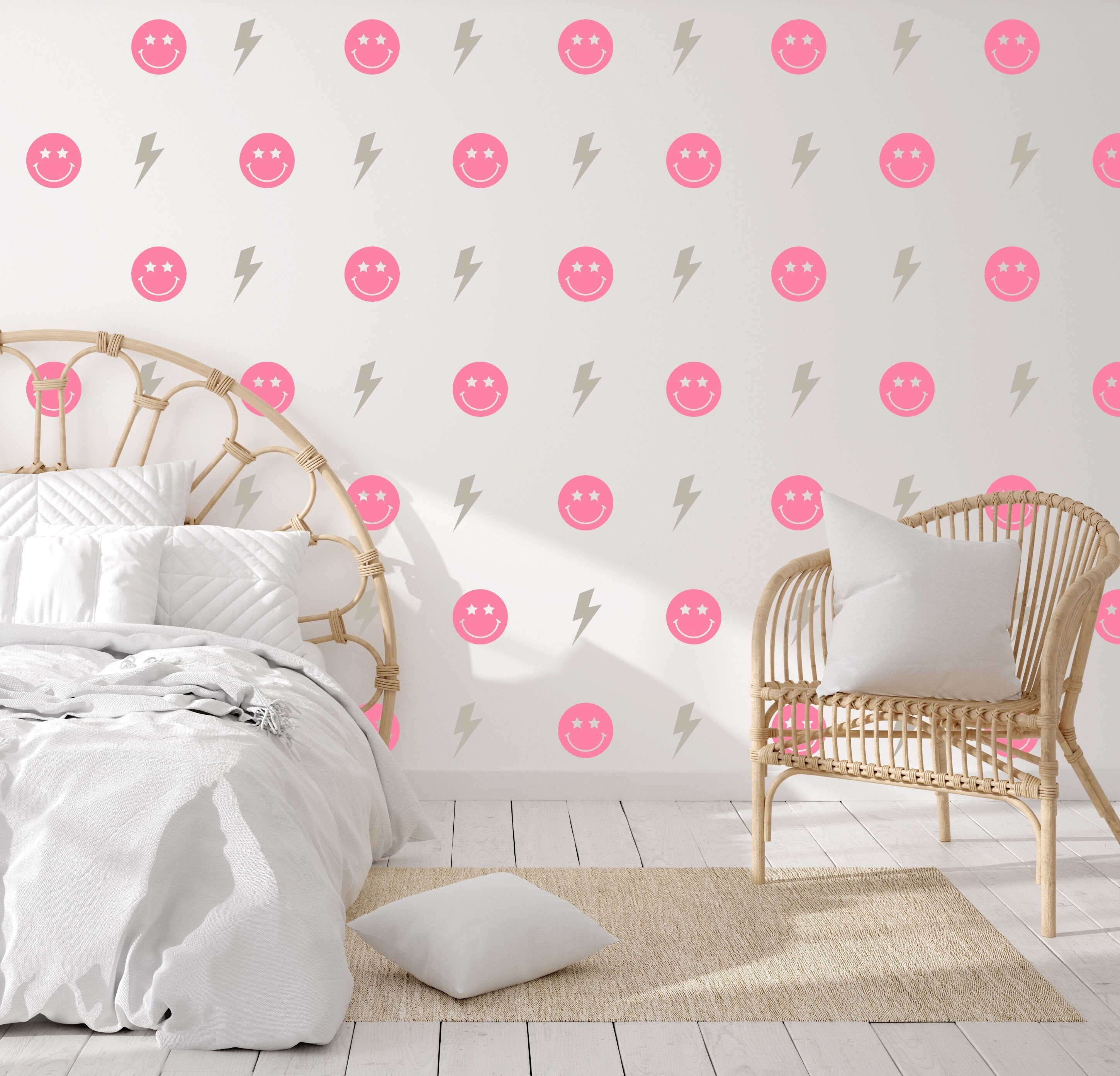 Girls Wall Decals Preppy - Etsy