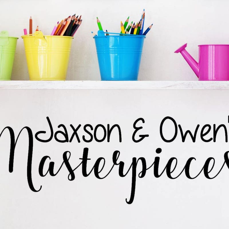 Masterpieces Wall Decal - Etsy