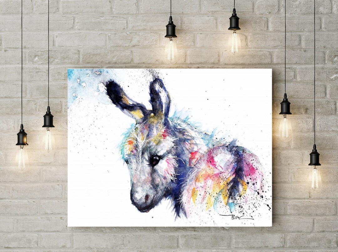 Donkey Box Canvas - Etsy UK