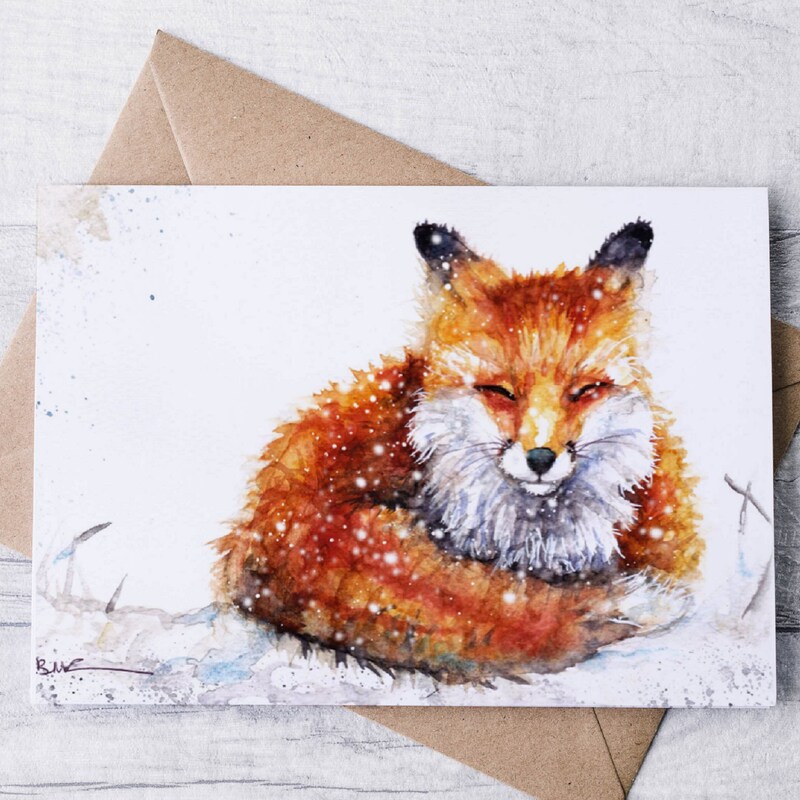 Fox Card - Etsy UK