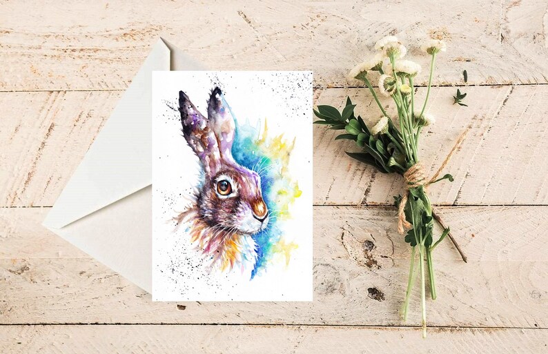 Hare Watercolor Print Hare Wall Art Hare Gifts Hare Artwork - Etsy UK