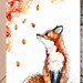 Fox Handmade Celebration Greetings Card. - Etsy
