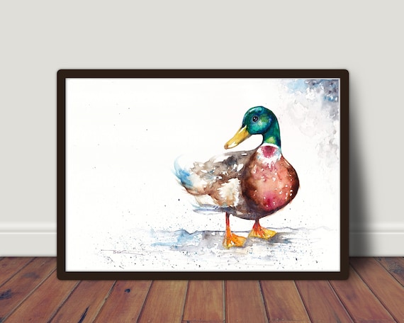 Wall Art duckposter nursery Wall Art Prints Art Wall | Etsy