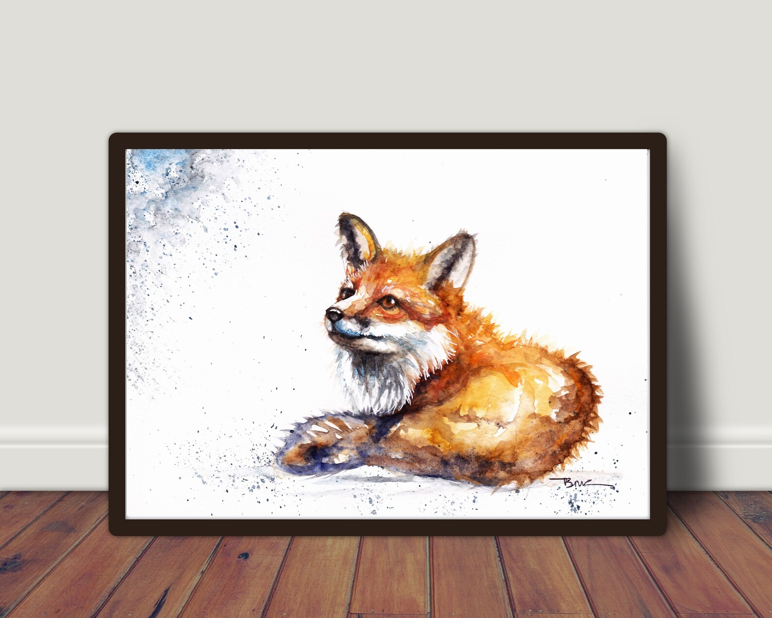 Fuchs Aquarell Kunst Fuchs Aquarell Druck Fuchs Aquarell | Etsy