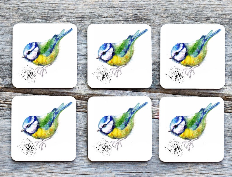 British Birds Coaster,gift, Original Art Coasters. - Etsy