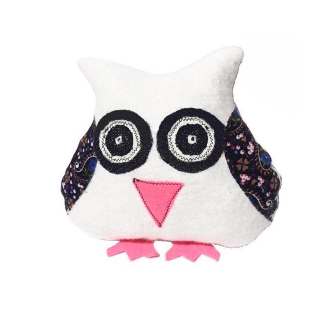 Owl Softie Owl Soft Toy Plush Owl Toy Owl White Owl - Etsy