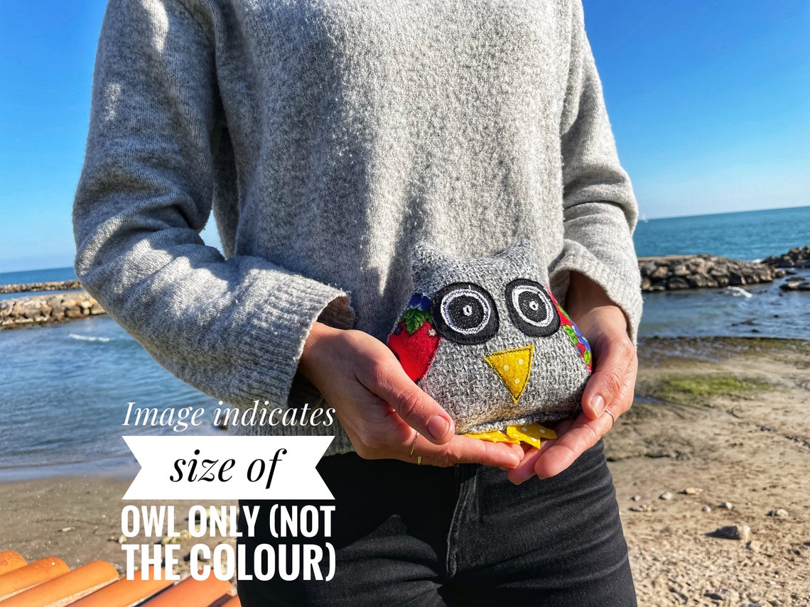 Owl Softie Owl Soft Toy Plush Owl Toy Owl White Owl - Etsy