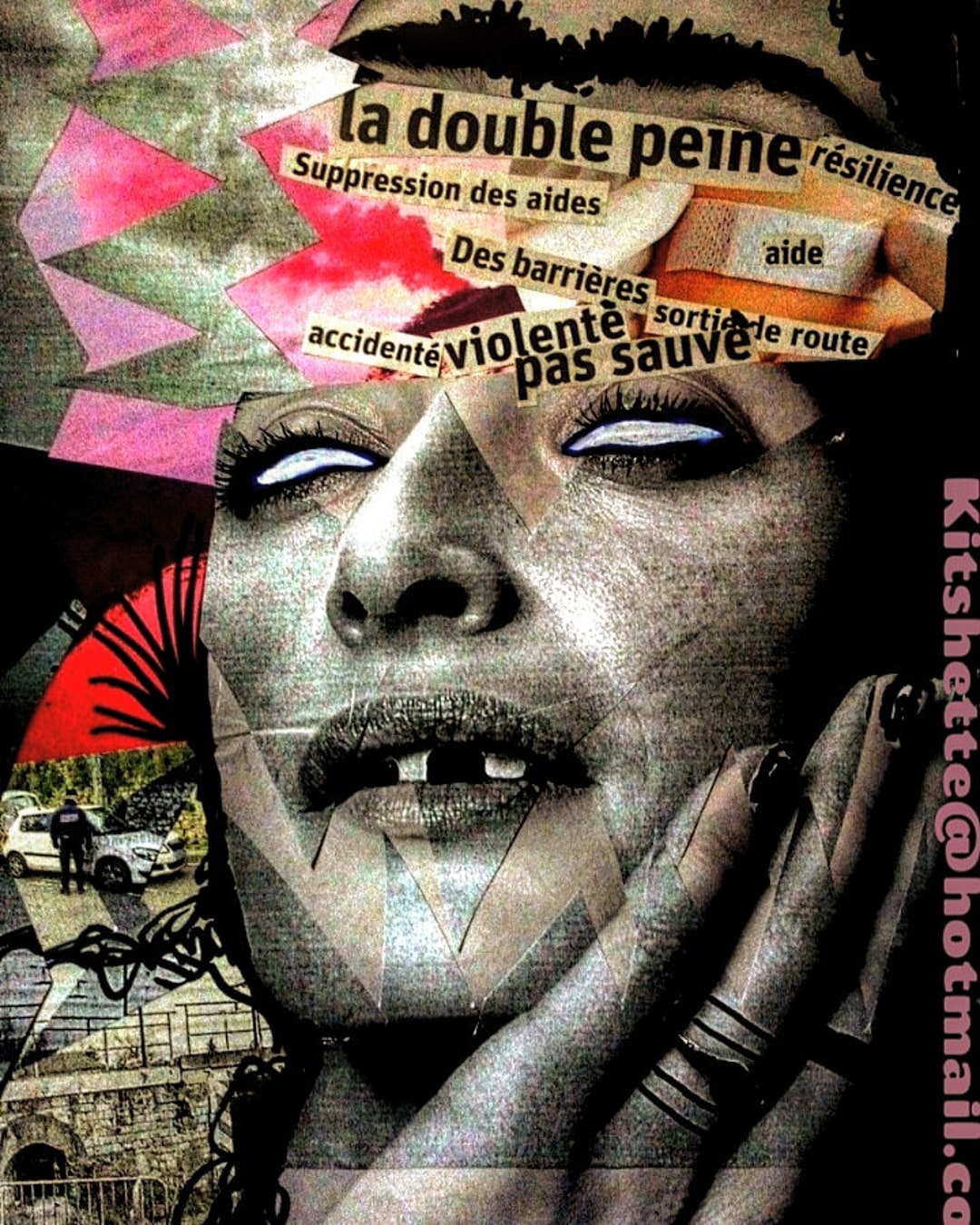 Collage on Homeless Women - Etsy