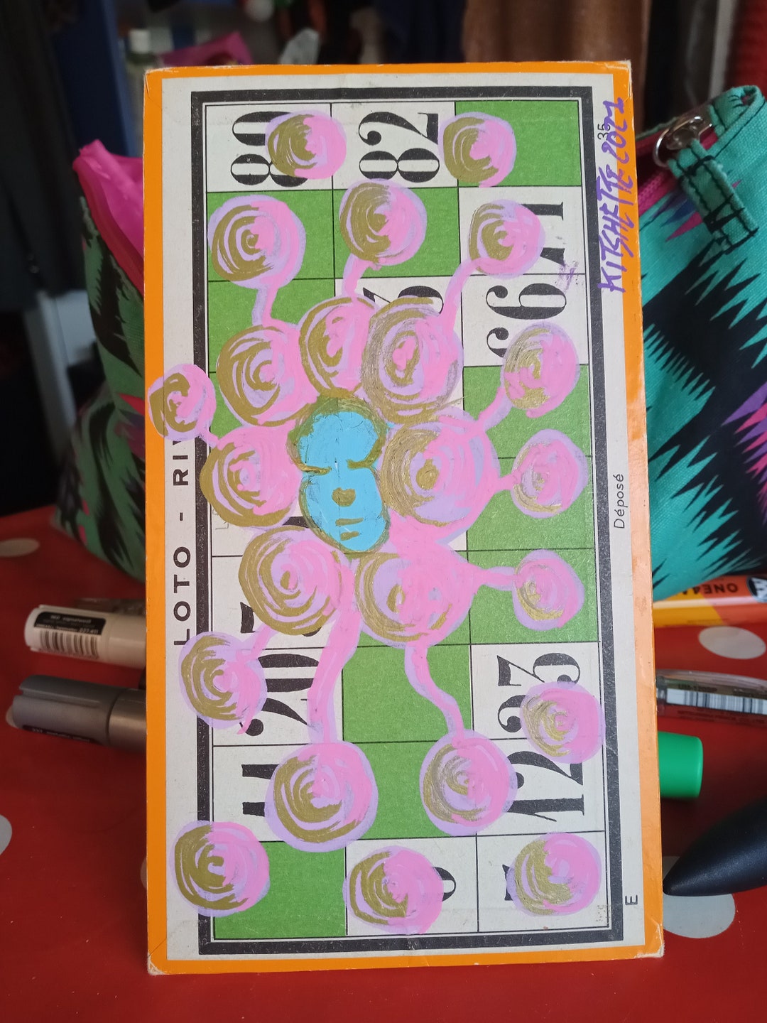 Drawing on Raffle Ticket - Etsy