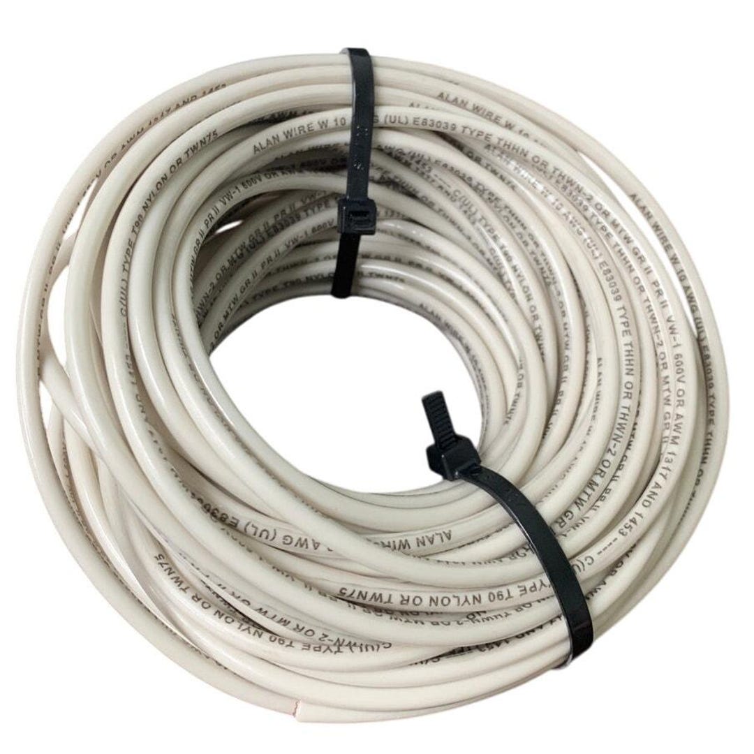 New 55’ White 10 AWG THHN THWN Stranded Copper Alan Wire - Open Box - Etsy