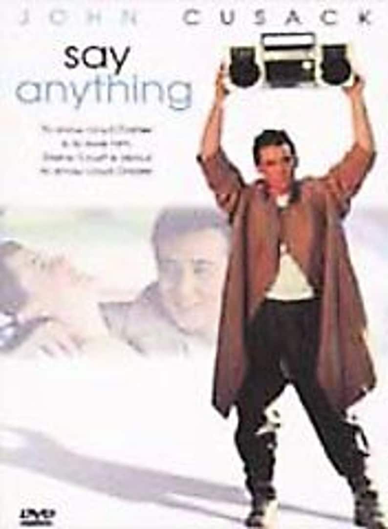 1989 Say Anything DVD John Cusack Very Good Condition - Etsy
