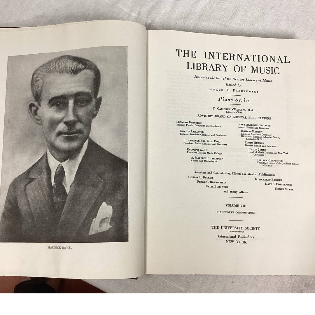 1956 International Library of Music Piano Series Vol 8 - Etsy
