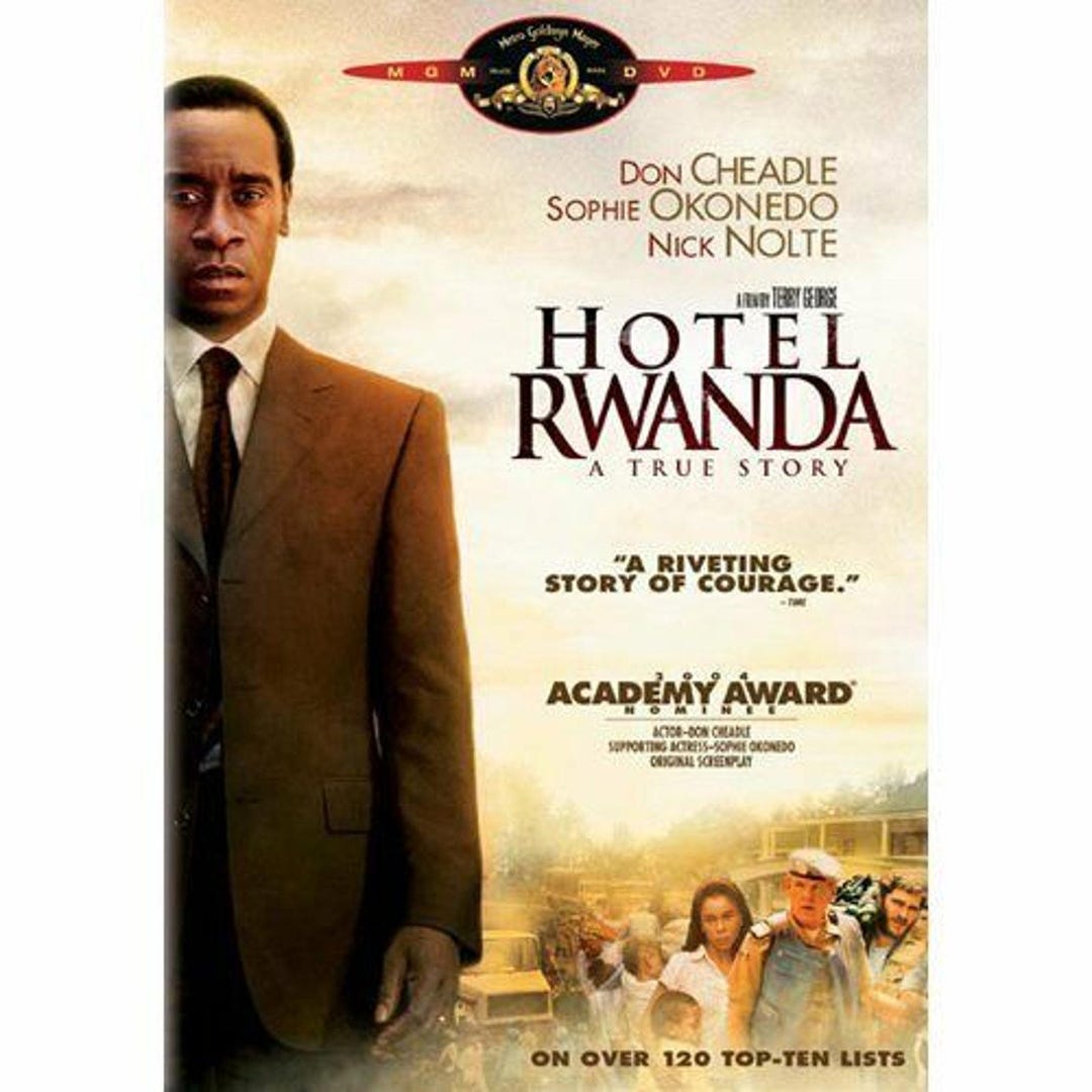 2004 Hotel Rwanda Movie DVD Academy Award Nominee Don Cheadle Very Good ...