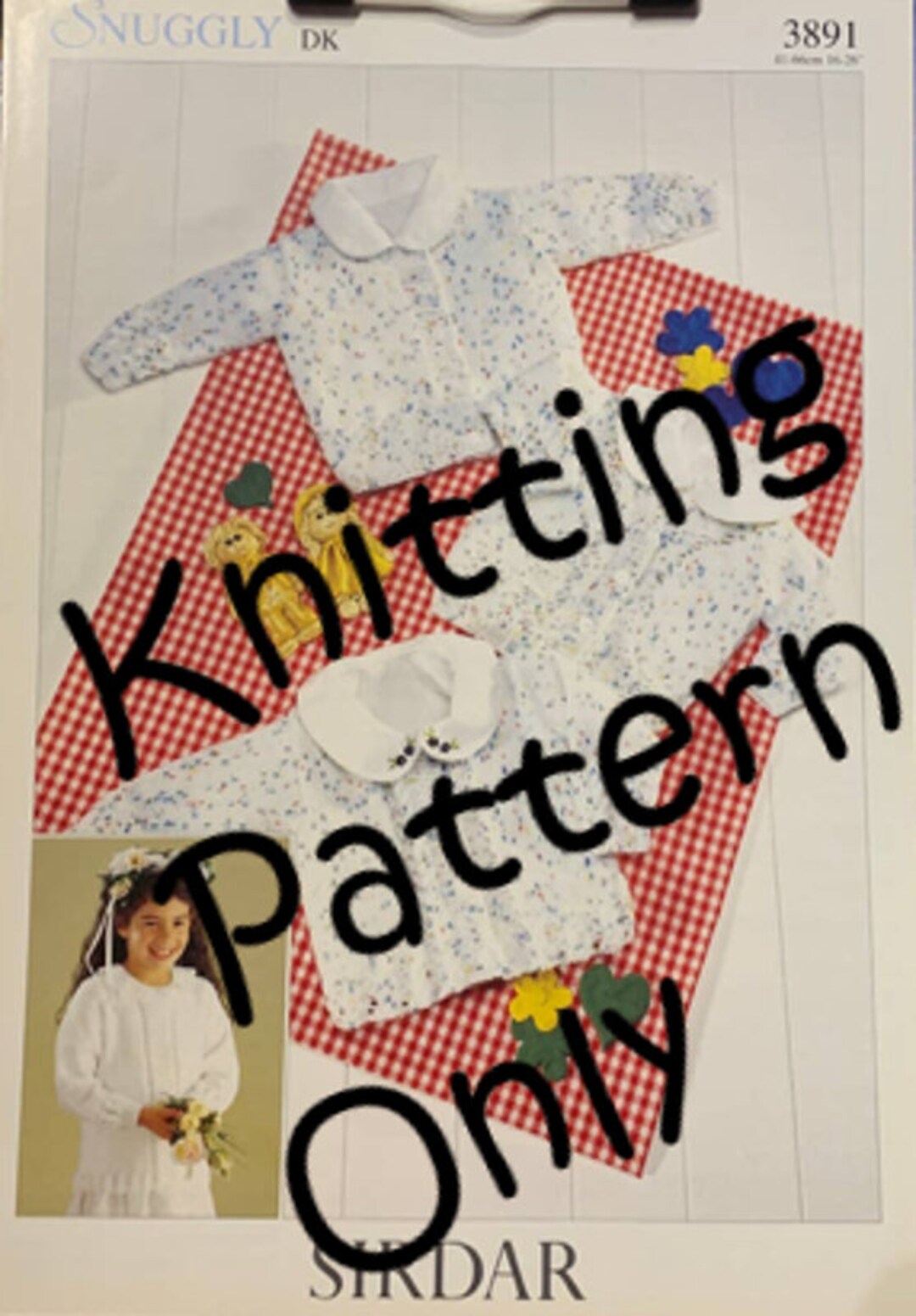 New Sirdar 3891 Snuggly Child Cardigan and Pullover Sweater Knitting ...