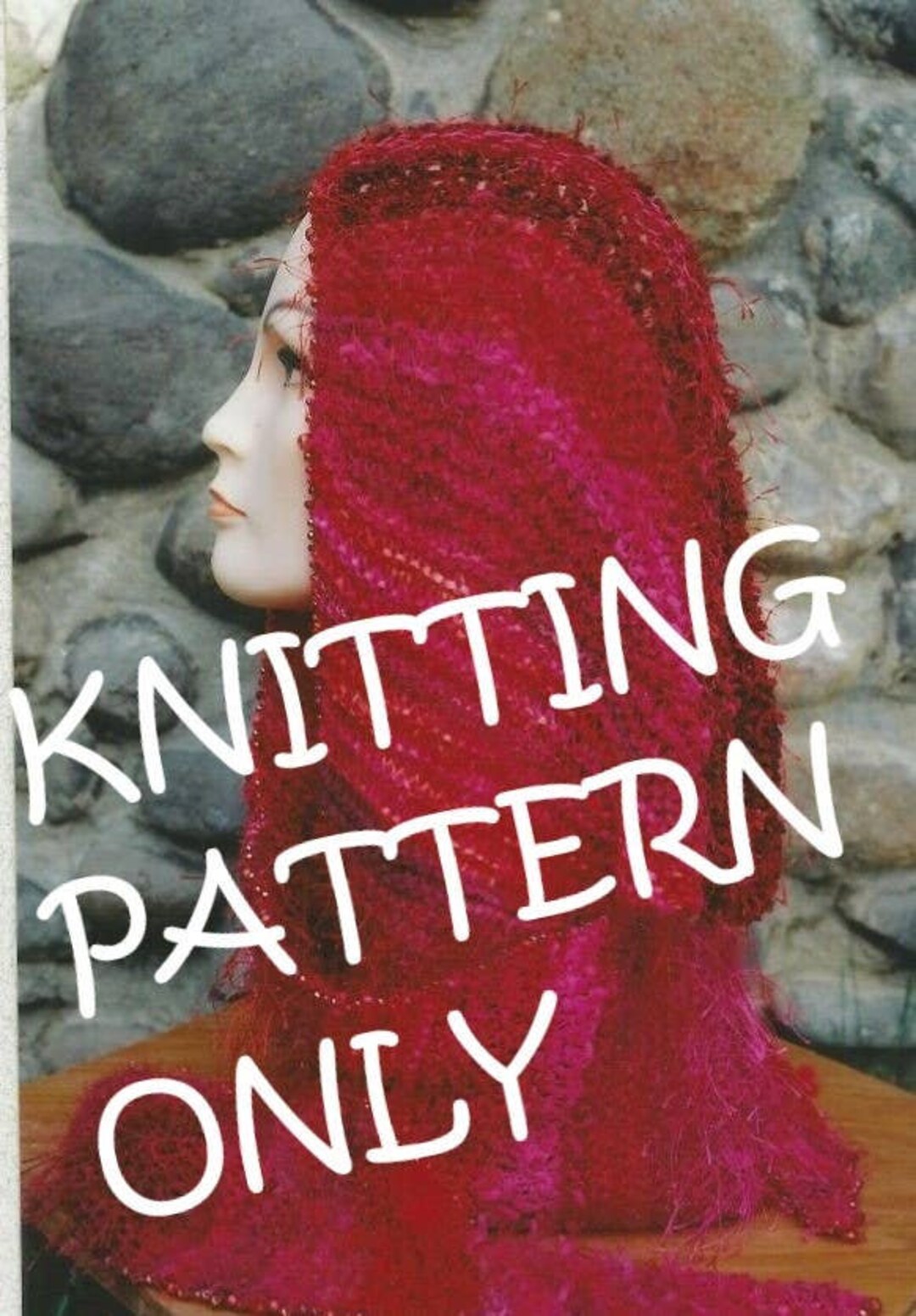 NWT Annie Dempsey Oat Couture A Shapely Scarf Hooded EK710 Knitting ...