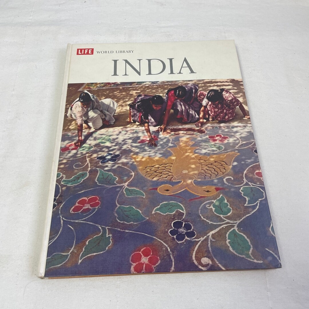 Vintage 1961 Life World Library India Color 150+page Hardback History ...