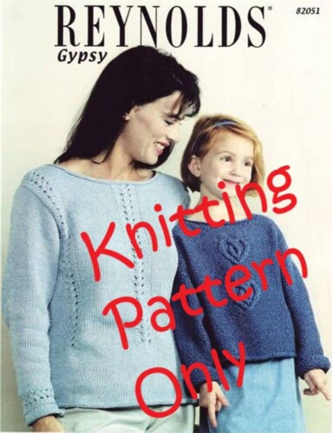 New Norah Gaughn Reynolds Gypsy Cable and Heart Pullover 82051 Knitting ...