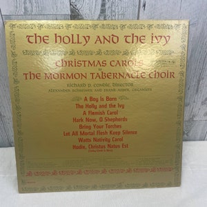 Vintage the Holly the Ivy Christmas Carols Mormon Tabernacle Choir ...