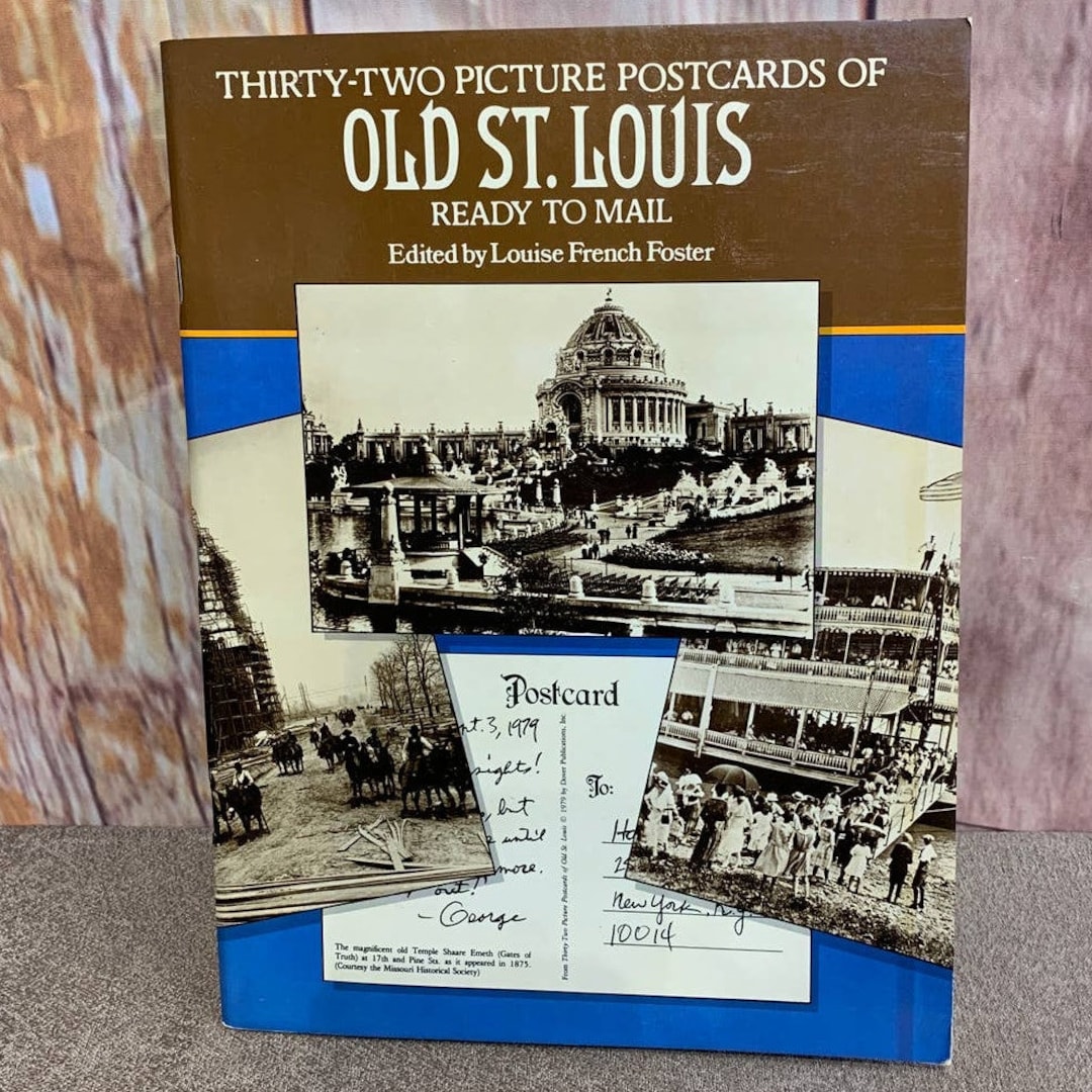 Vintage 1979 32 Picture Postcards of Old St Louis Ready to Mail Punch ...