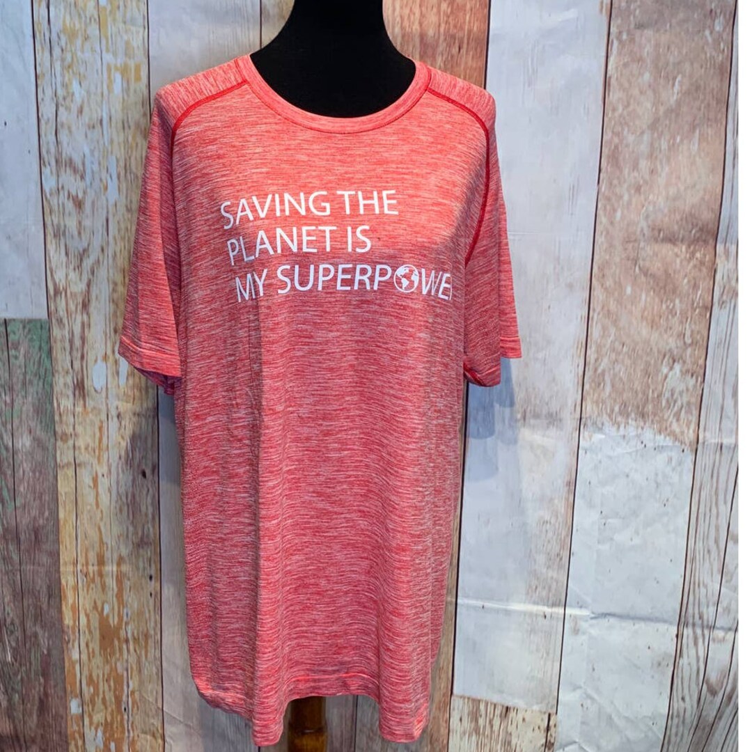Handmade Upcycled Mens XL Saving the Planet is My Superpower - Etsy