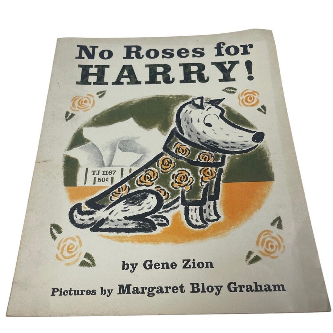 Vintage 1968 No Roses for Harry by Gene Zion Puppy Dog Childrens ...