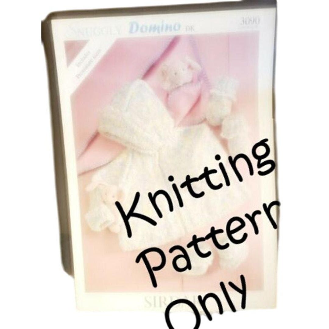 New Sirdar 3090 Snuggly Domino DK Child Jacket Booties Mittens Knitting ...