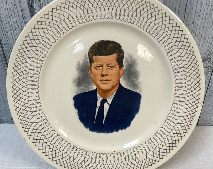 Vintage President John F Kennedy JFK Commemorative Ceramic Collectible ...