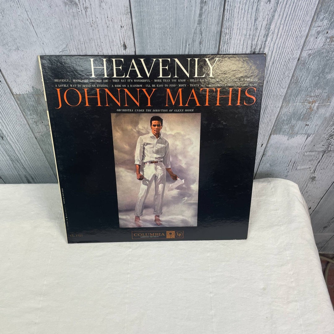 Vintage 1959 Johnny Mathis Heavenly Glen Osser Music LP Vinyl Record - Etsy