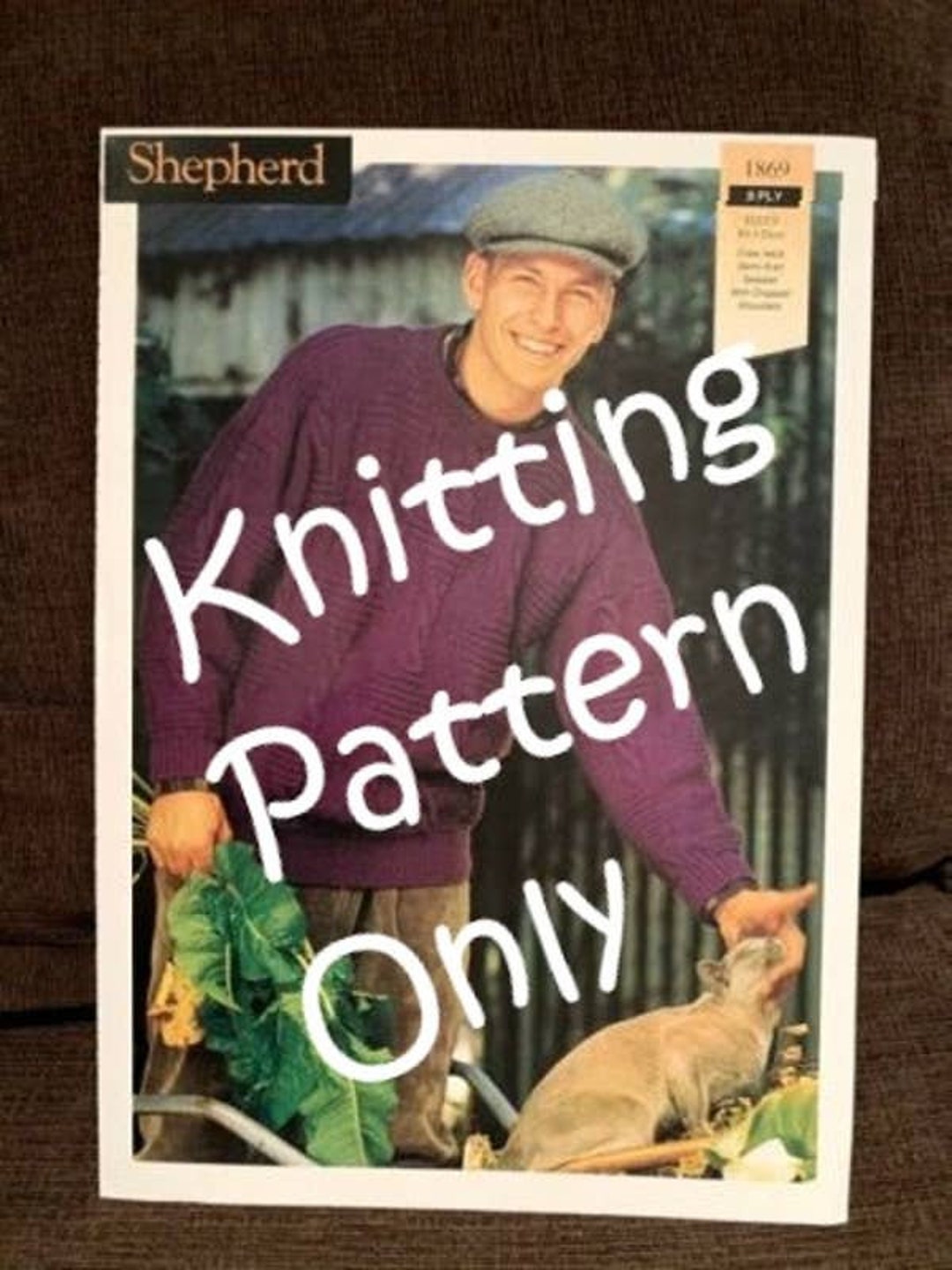 New Shepherd 1869 8 Ply Crew Neck Semi-aran Pullover Sweater Knitting ...