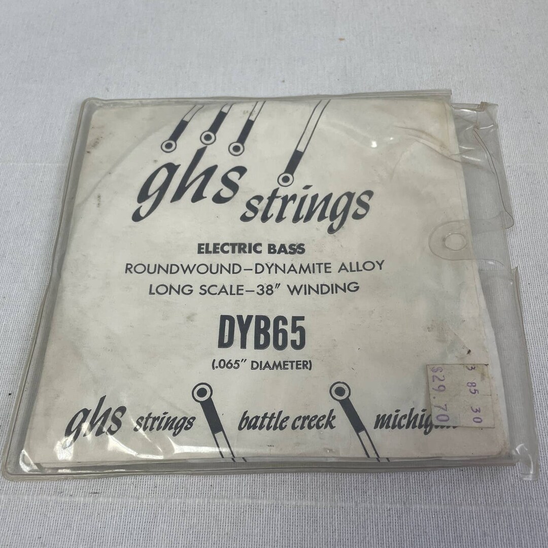 Vintage GHS Strings Electric Bass Roundwood Dynamite Alloy Long Scale ...