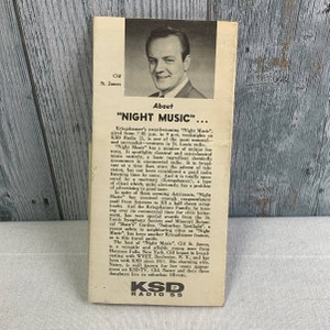 1960s Guide to St Louis Historical Landmarks Clif St James KSD Radio 55 ...