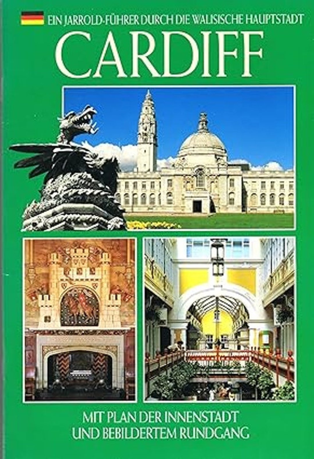 Vintage 1995 Welsh Capital Cardiff City Guide Paperback by Roger Thomas ...