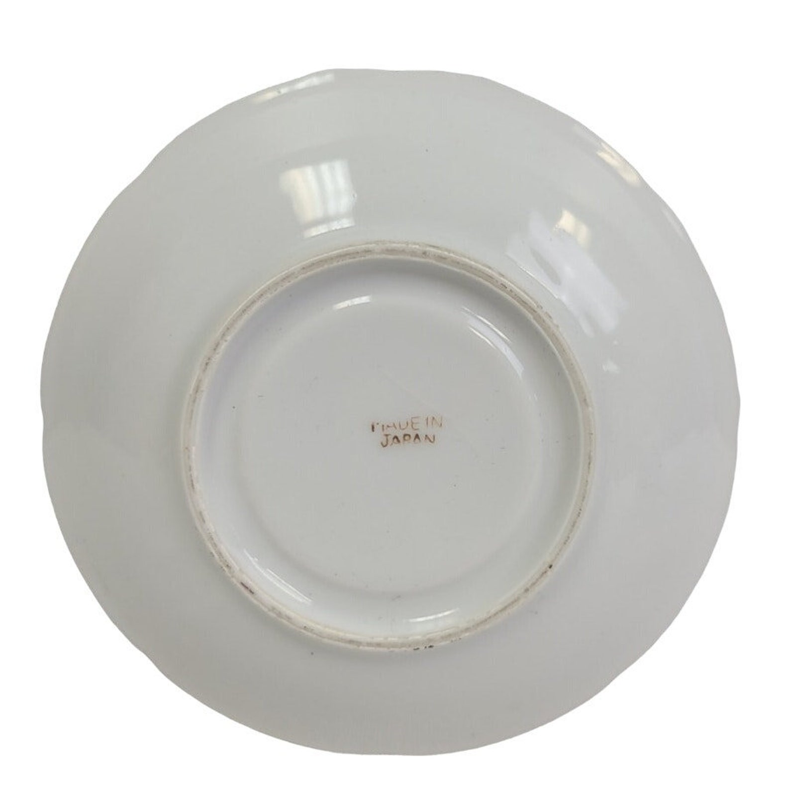 Vintage Made in Japan Ceramic Gold Rim Blue Pink Floral Teacup Saucer ...