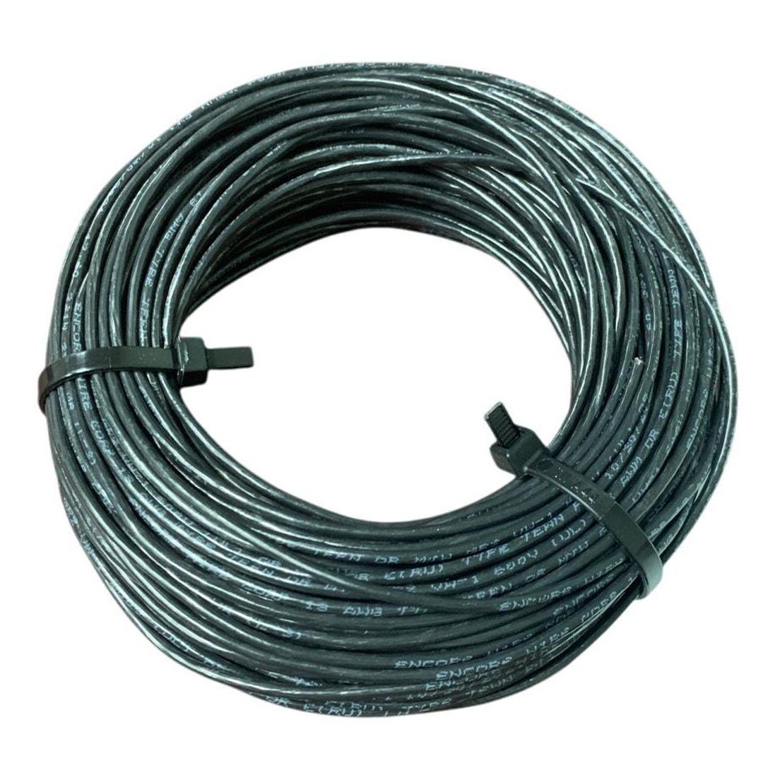New 100' Encore Wire Black 18 AWG THHN THWN Stranded Copper Wire - Open ...