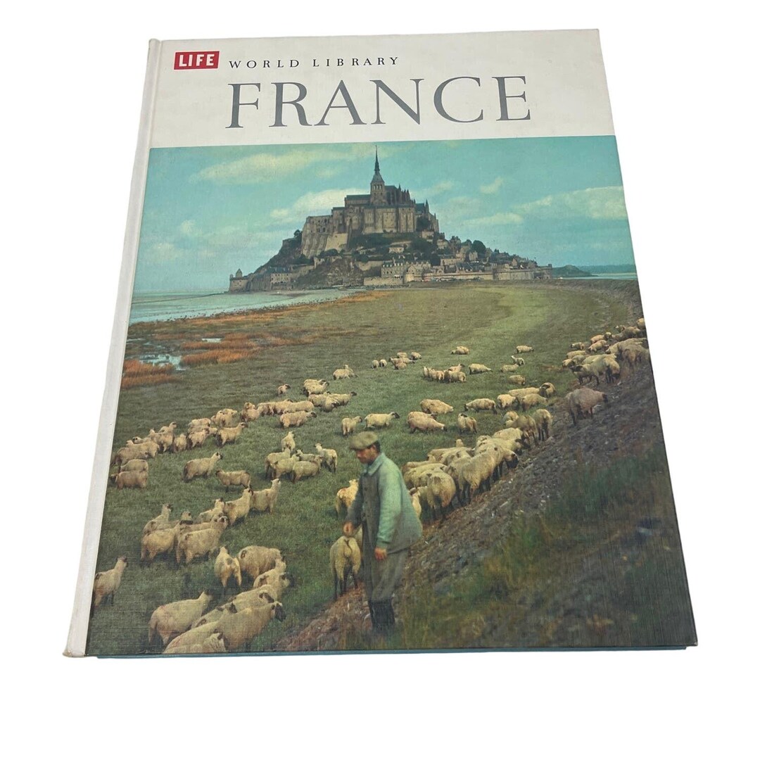 Vintage 1961 Life World Library France Color 150+page Hardback History ...