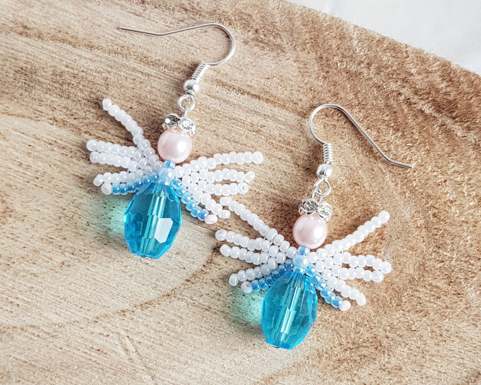 Angel Beading Pattern Christmas Angel Earrings Beading - Etsy
