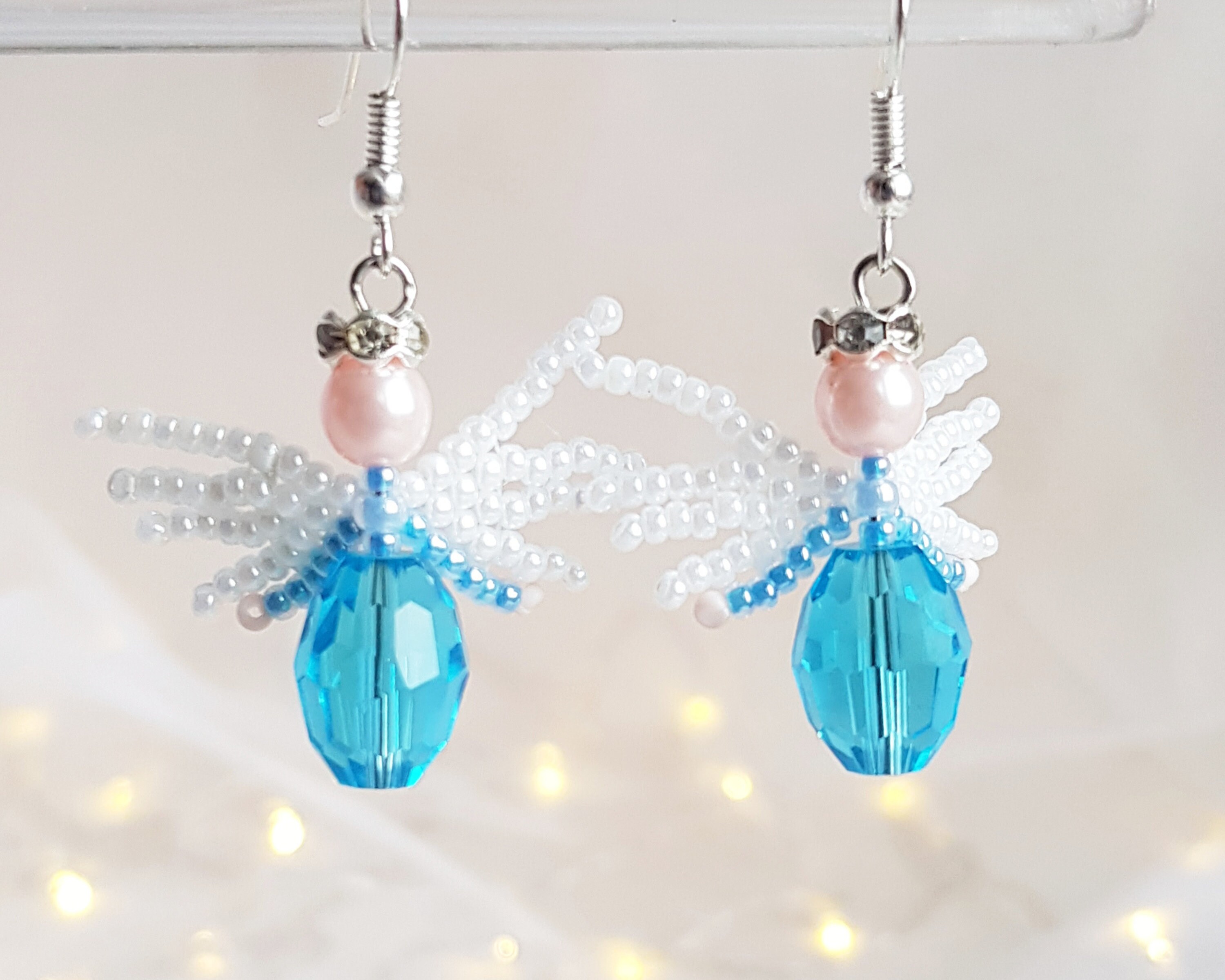 Angel Beading Pattern Christmas Angel Earrings Beading - Etsy