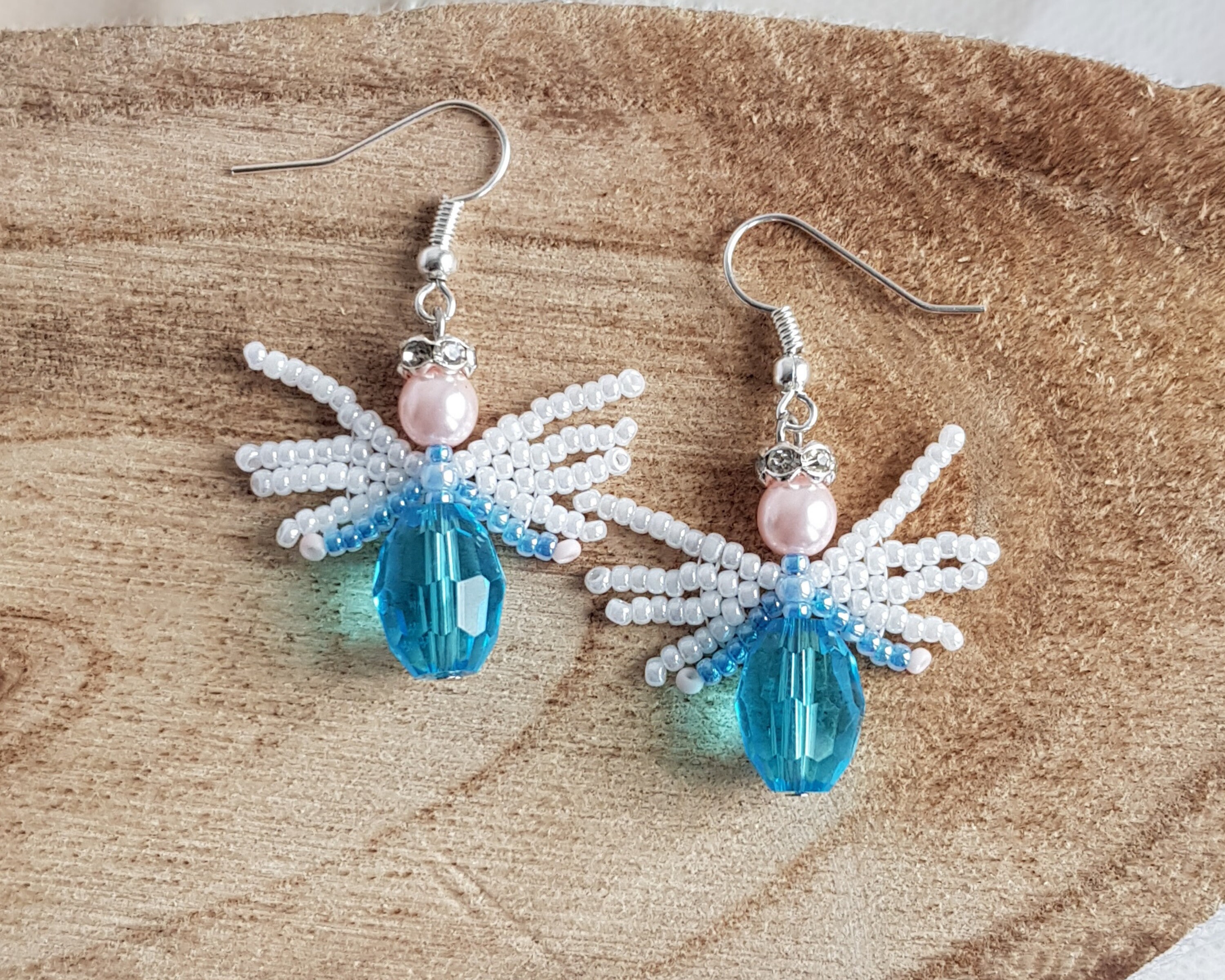 Angel Beading Pattern Christmas Angel Earrings Beading - Etsy