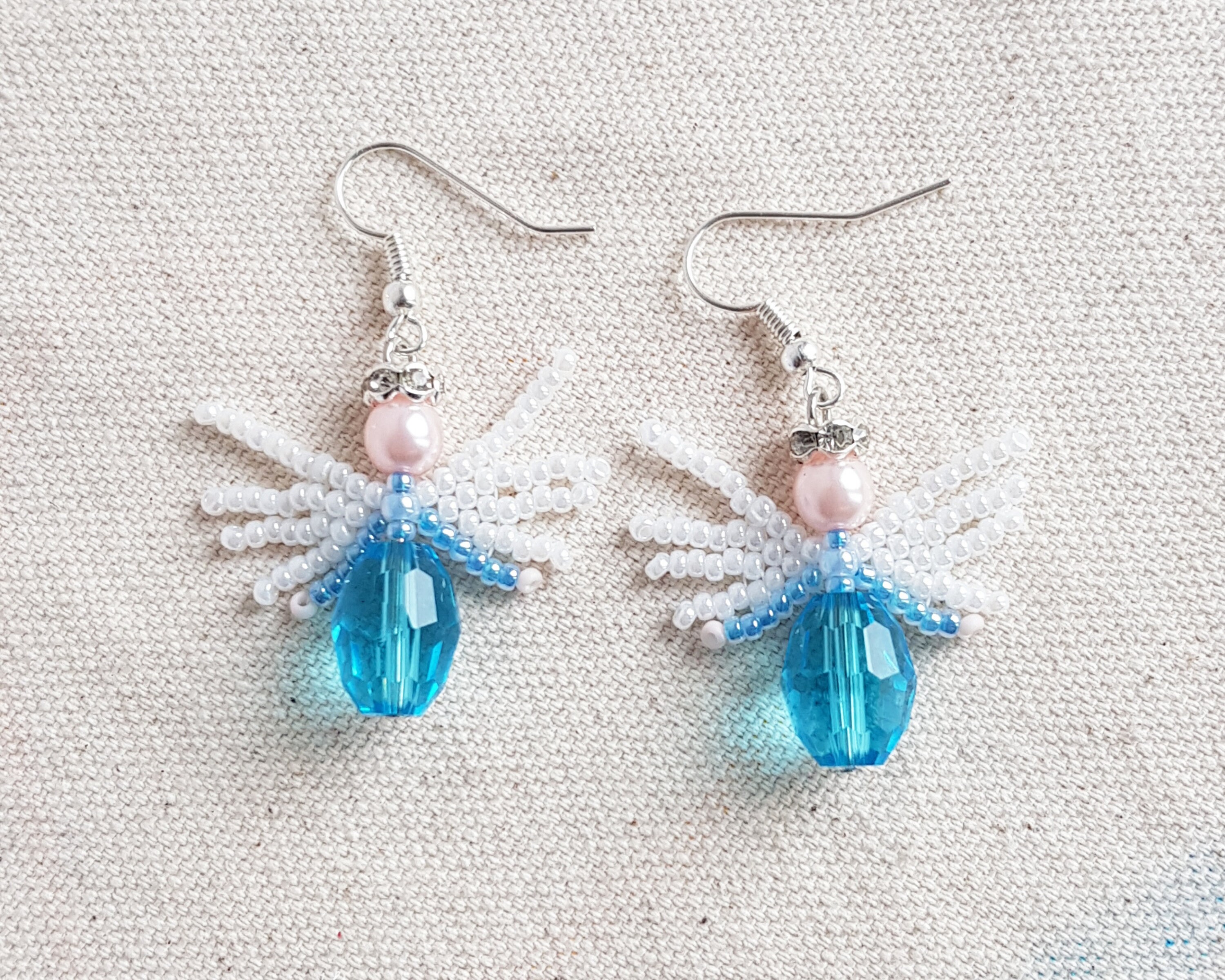 Angel Beading Pattern Christmas Angel Earrings Beading - Etsy