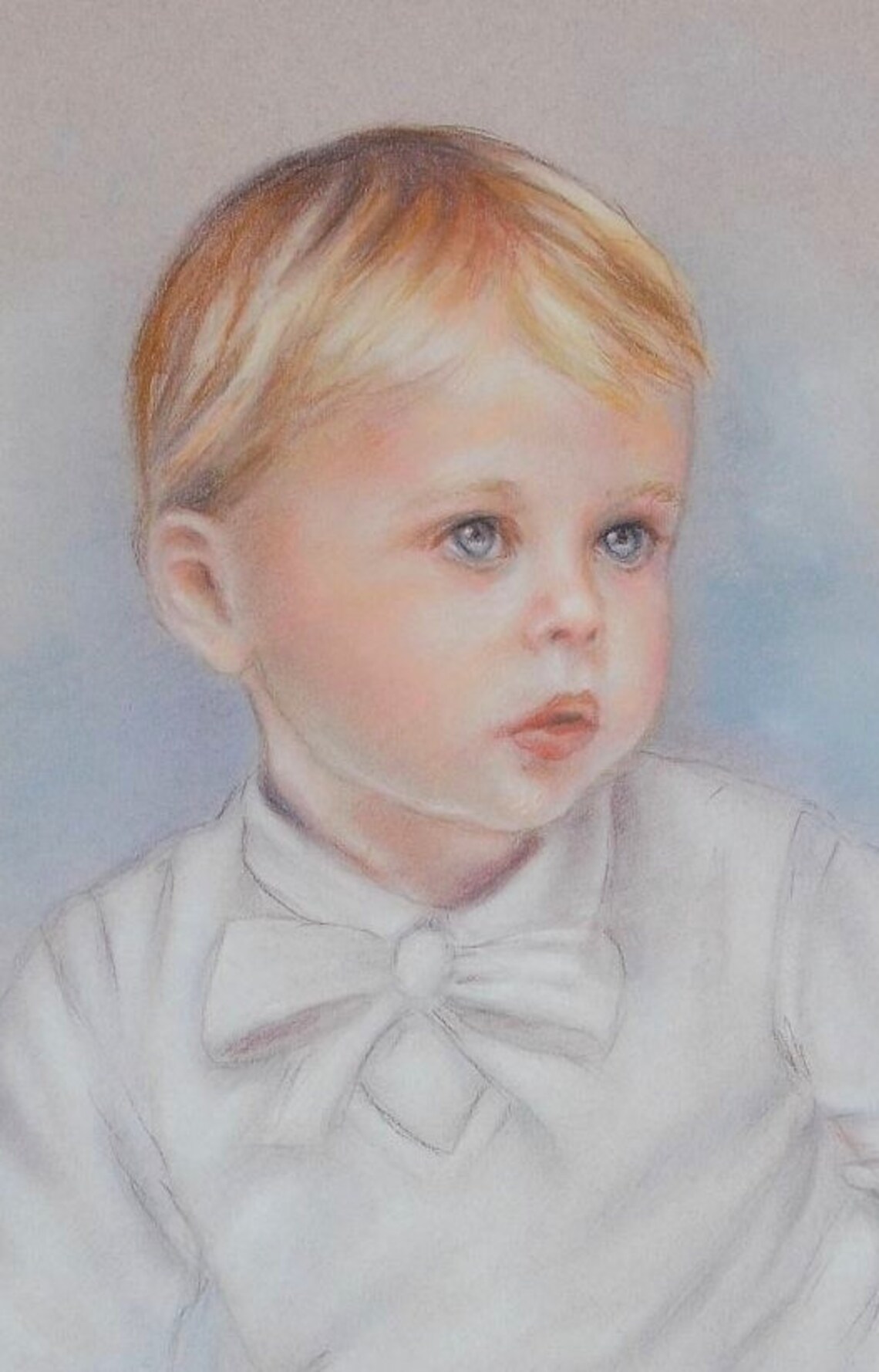 Custom Child Portrait Painting - Baby Portrait - Kids Family Pastel ...