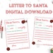 Letter to Santa Digital Printable - Etsy