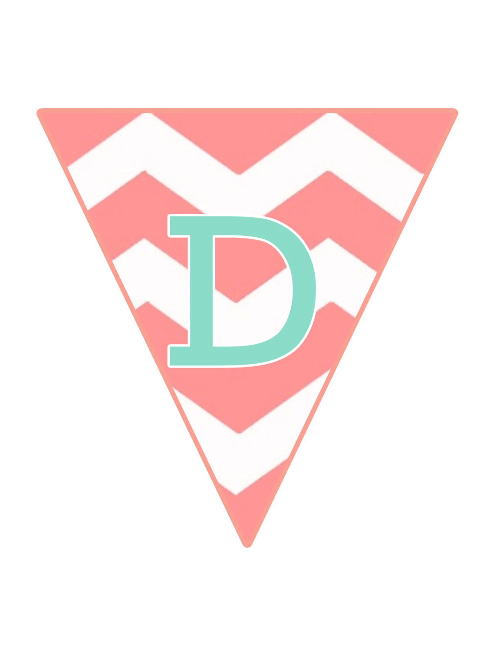 DIY Printable Valentine's Pennant Banner - Etsy