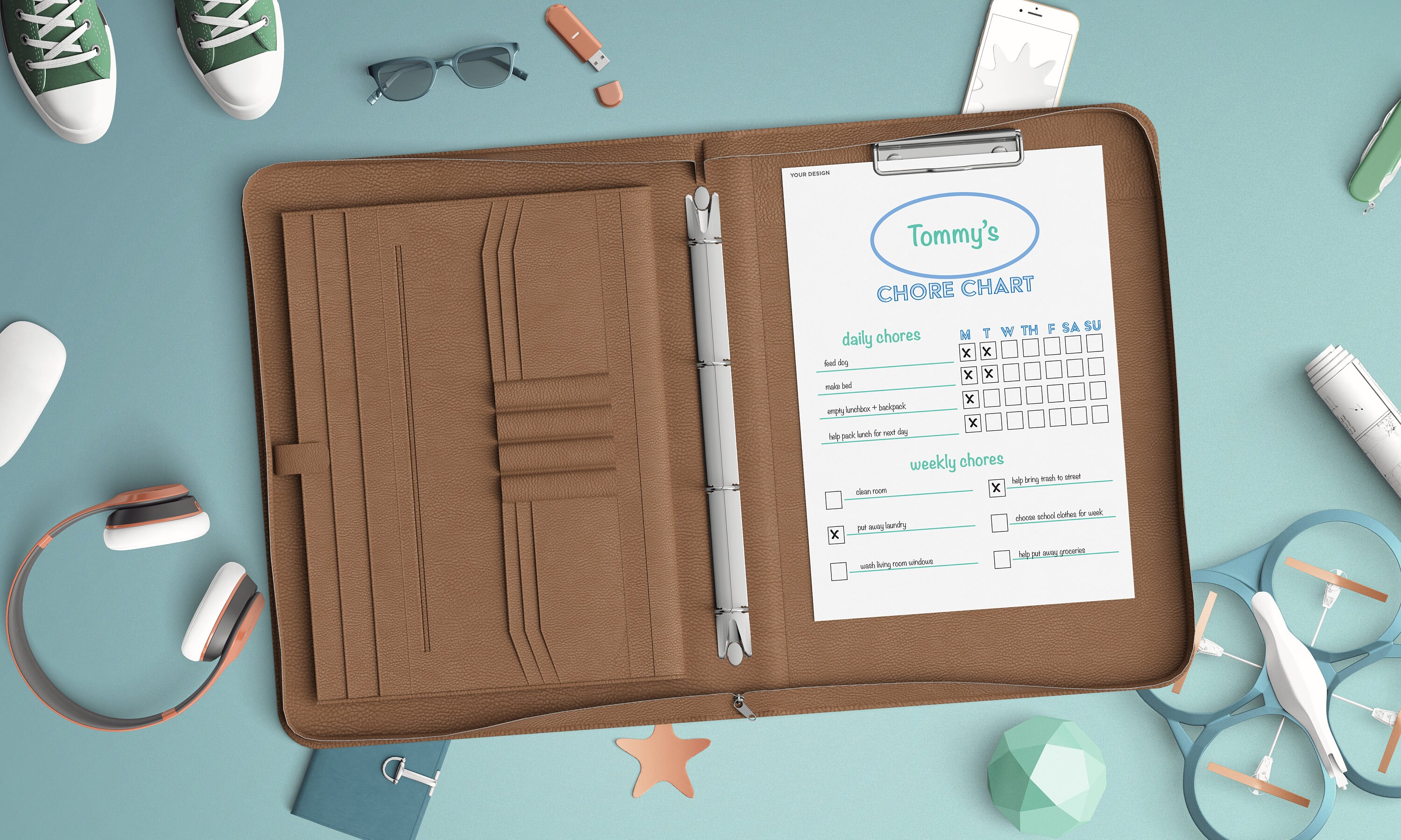Printable Chore Chart for Kids - Etsy