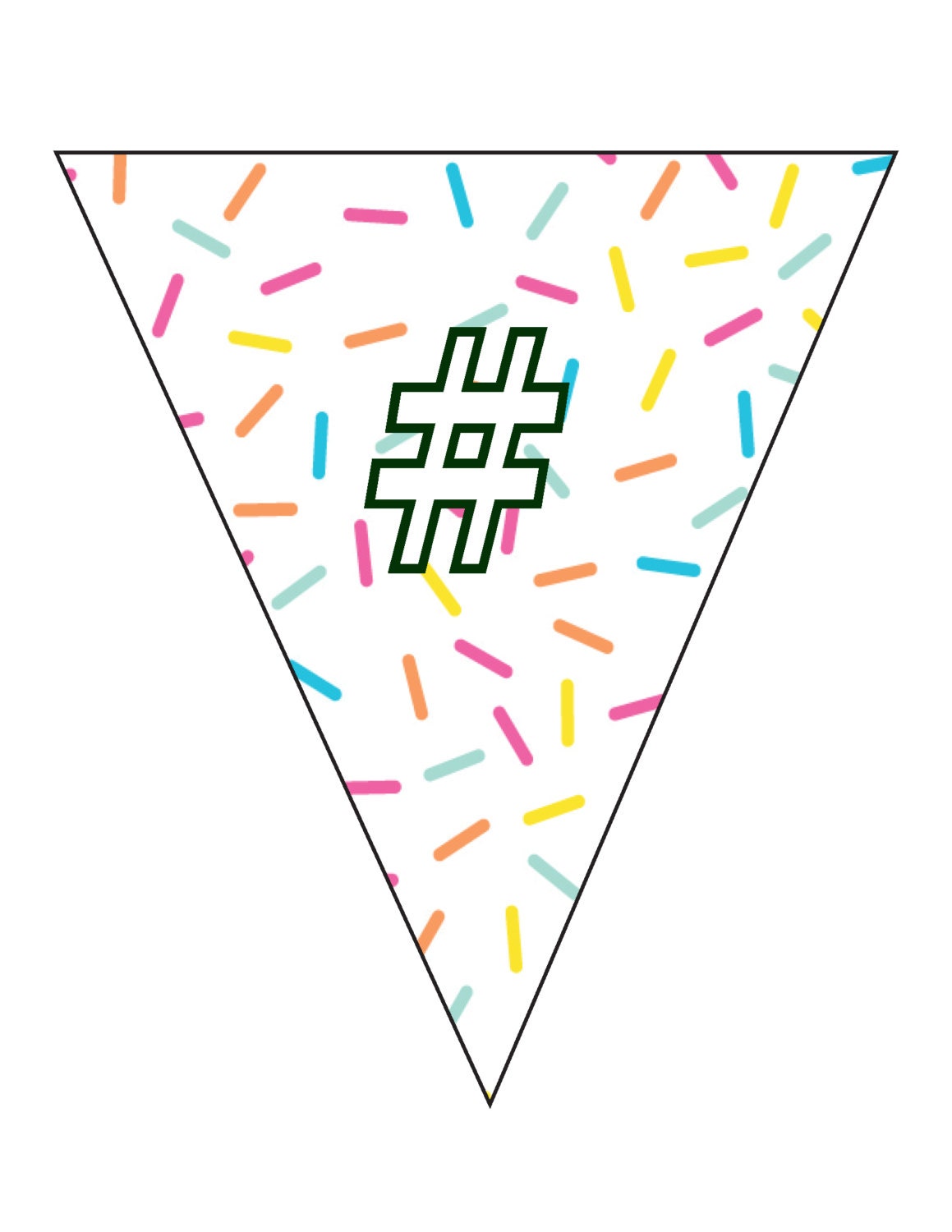 Printable Sprinkles Party Banner - Etsy
