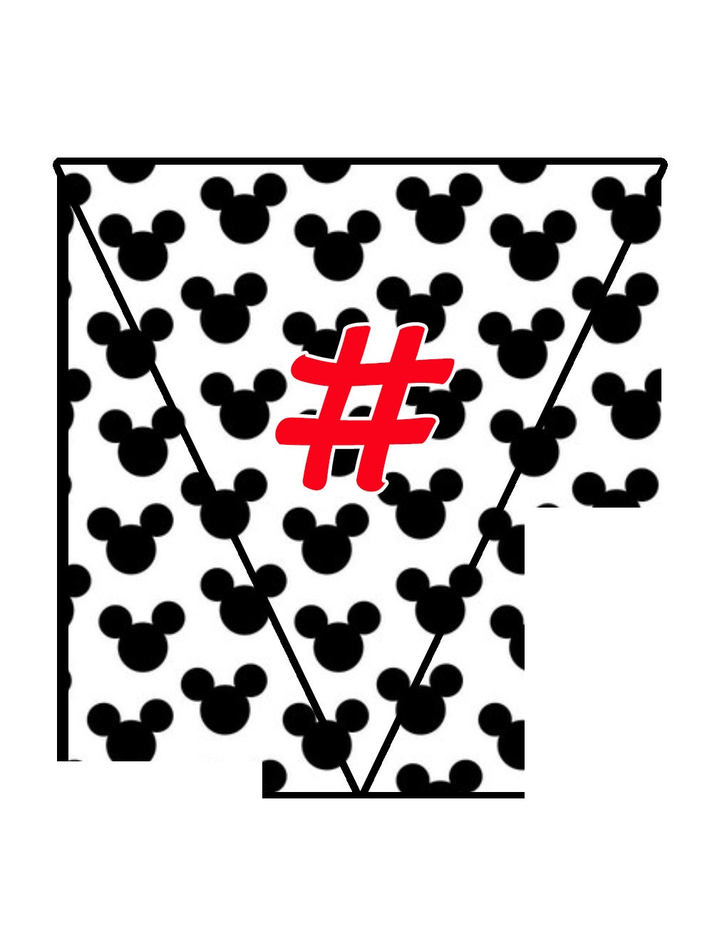 Mickey Mouse Party Banner - Print at Home - Etsy