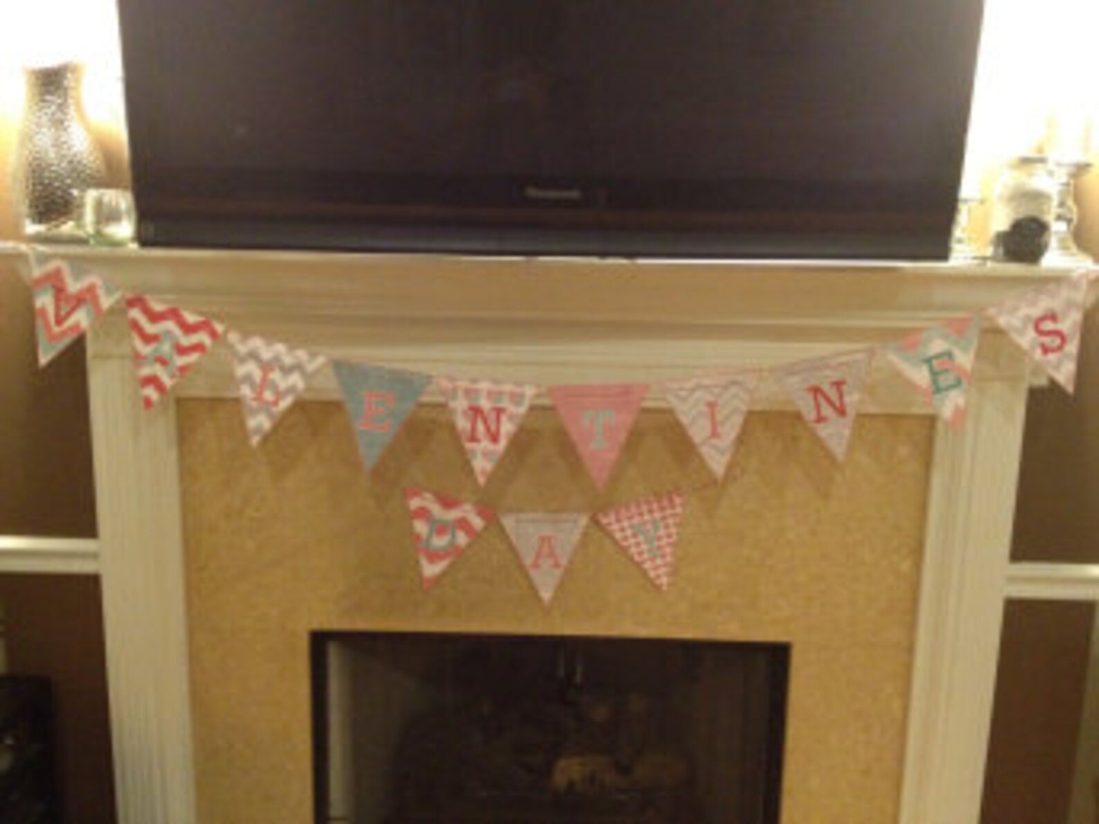 DIY Printable Valentine's Pennant Banner - Etsy