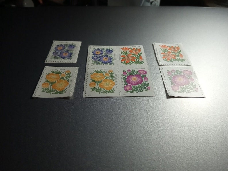 Mountain Flora Stamps Enhancing Collections, Invitations, Weddings ...