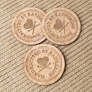 Round Sewing Labels, Custom Garment Labels, Cork Leather Labels, Labels ...