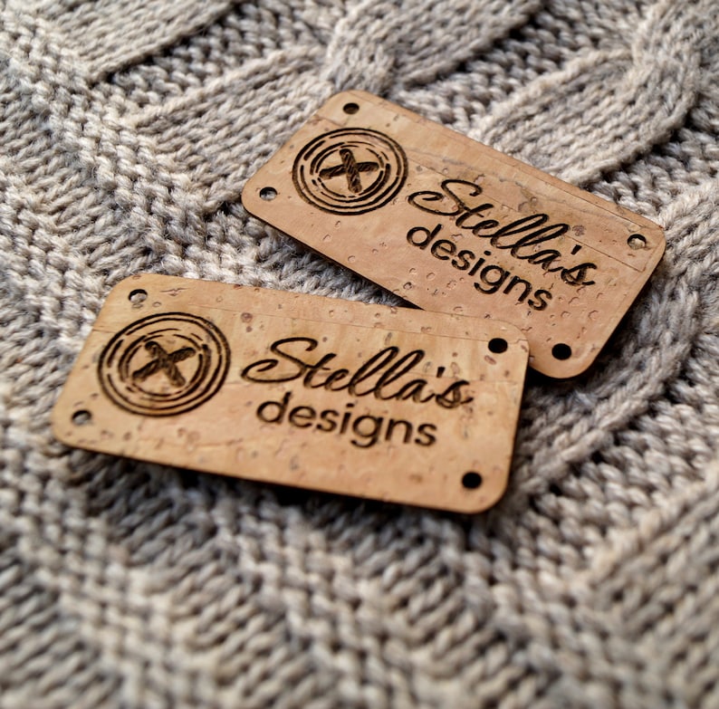 Vegan Labels for Knitted Items, Custom Labels, Knitting Labels ...