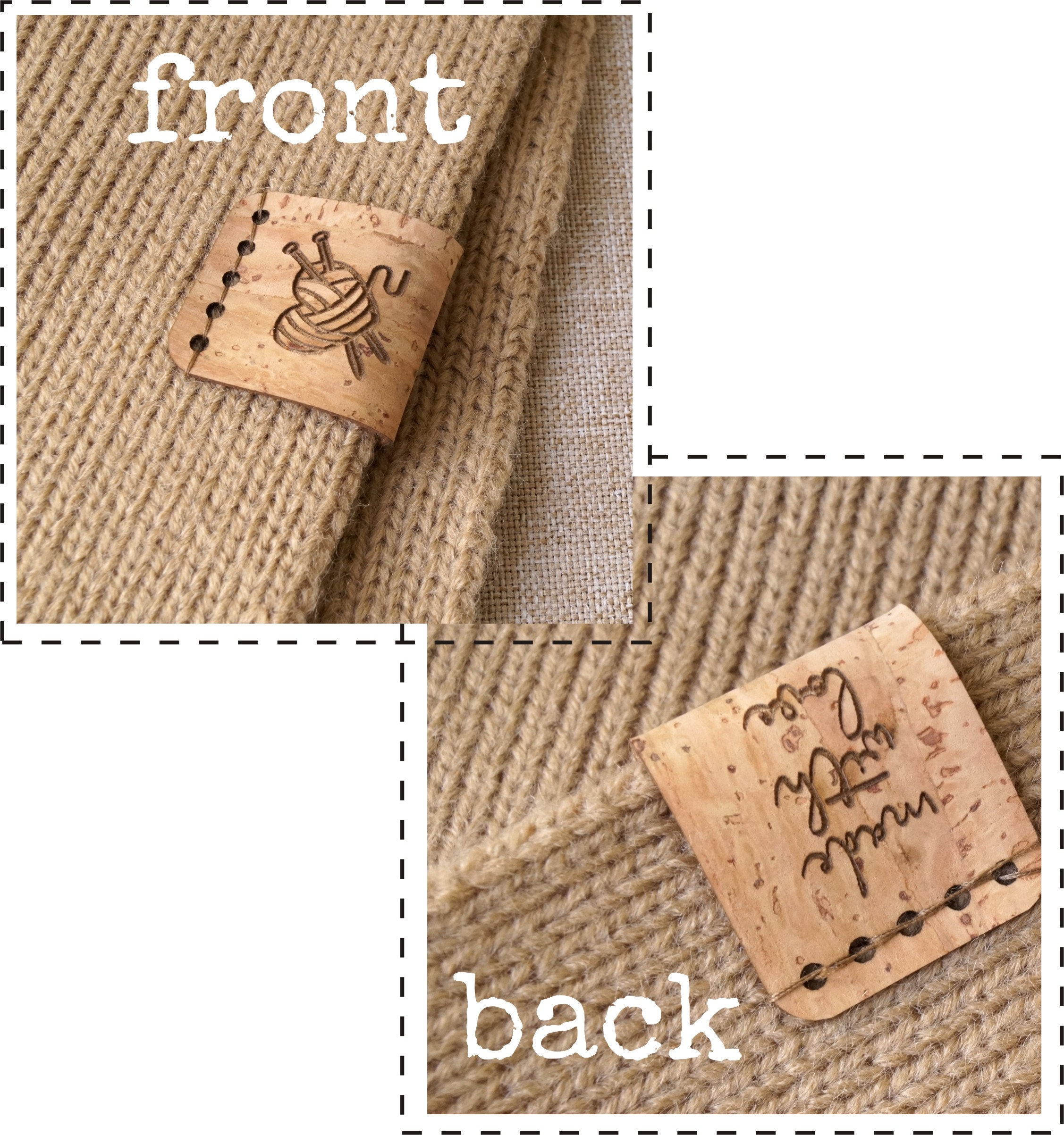 Labels for Handmade Items Folding Labels Vegan Product Tags - Etsy Canada